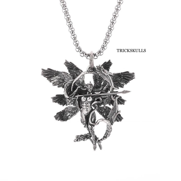 TRICKSKULLS | Jewelry | Modern Vintage Winged Archangel Archer Goddess ...